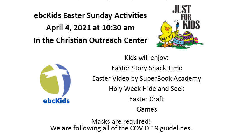 ebcKids, ebcPreschool & ebcNursery – Emmaus Baptist Church